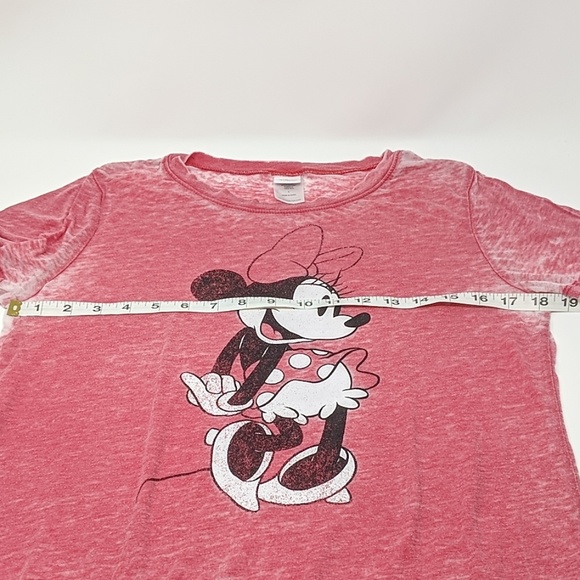 Disney | Tops | Disney Minnie Mouse Soft Red Tshirt Ladies M | Poshmark